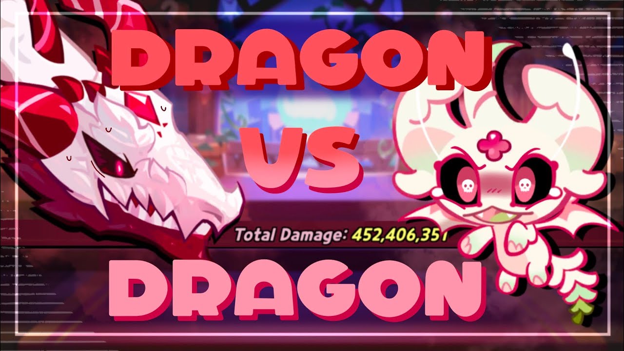 DRAGON vs DRAGON! | 450m Red Velvet Dragon Team! | Cookie Run: Kingdom ...