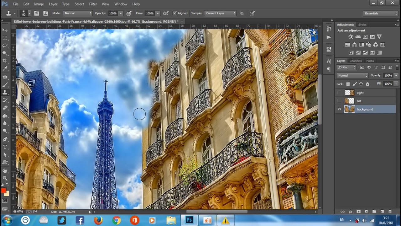 Adobe Photoshop - สอนทำภาพ Animation Photo - YouTube