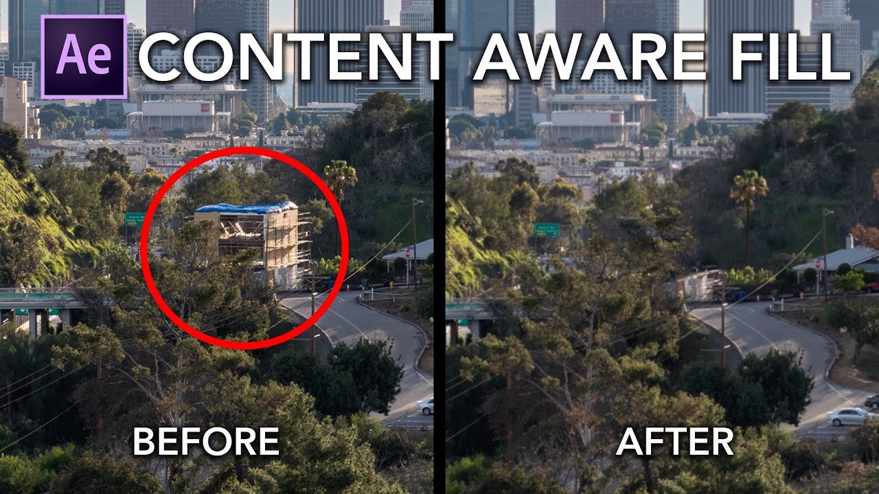 After Effects Content Aware Fill - How To Use it With Timelapse Videos ...