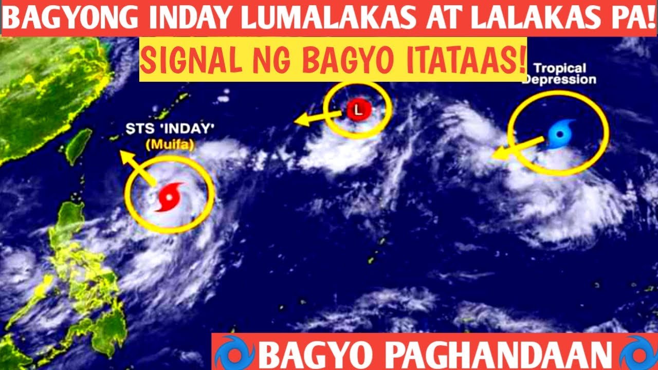 Bagyong Inday~Lalo pang Lumalakas |Weather Update Today September 9 ...