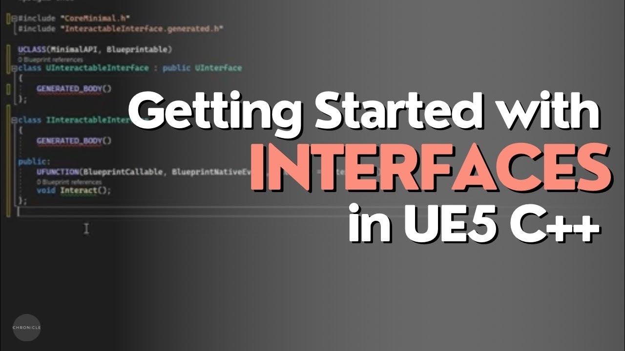 Getting Started with Interfaces in Unreal Engine 5 C++ - YouTube