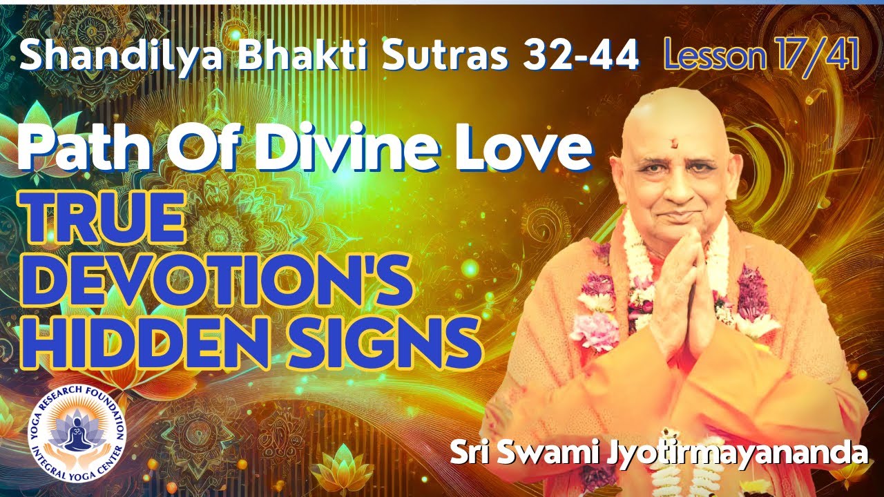 True Devotion's Hidden Signs | Path Of Divine Love | Bhakti Sutras | 17/41 - YouTube