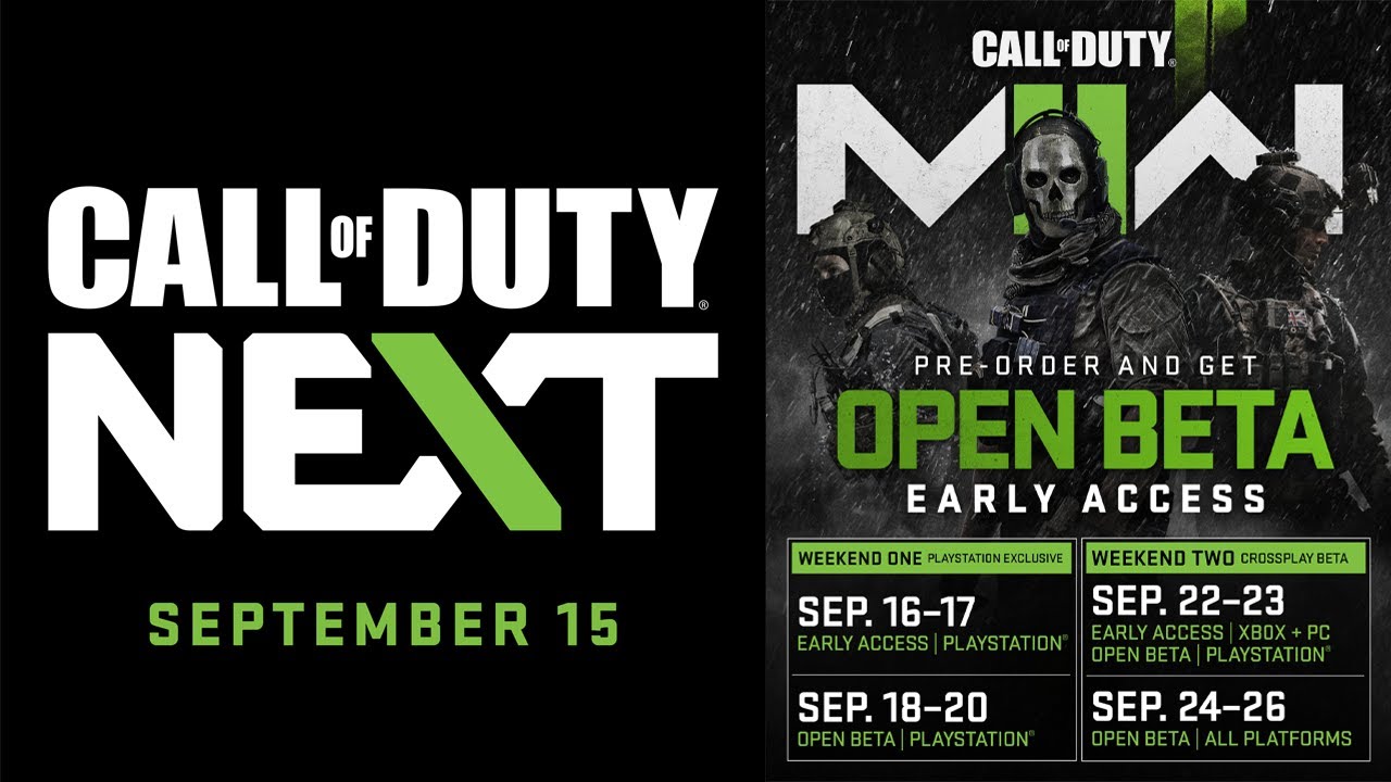 Modern Warfare 2 BETA & Multiplayer Reveal Dates - YouTube