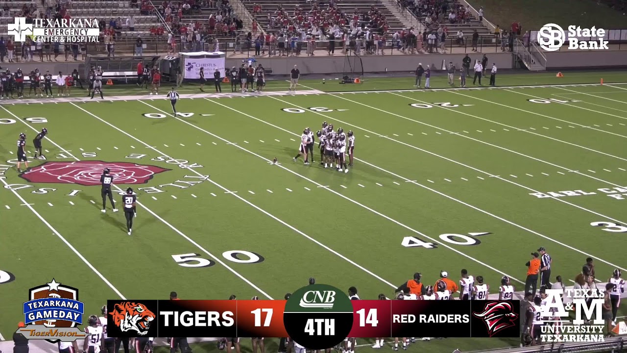 Texas High Tigers @ Tyler Legacy Red Raiders - YouTube