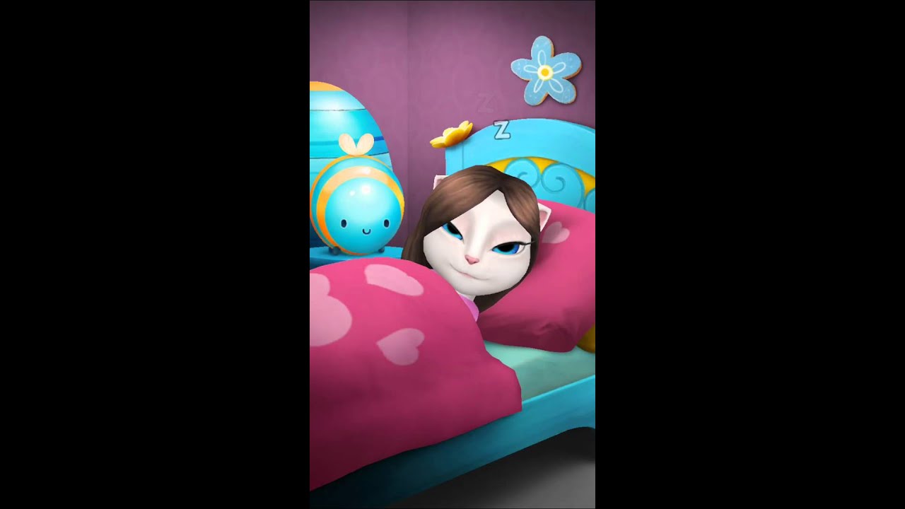 [My Talking Angela] Dont. Disturb. Me. During. My. Sleep.😂😂 - YouTube