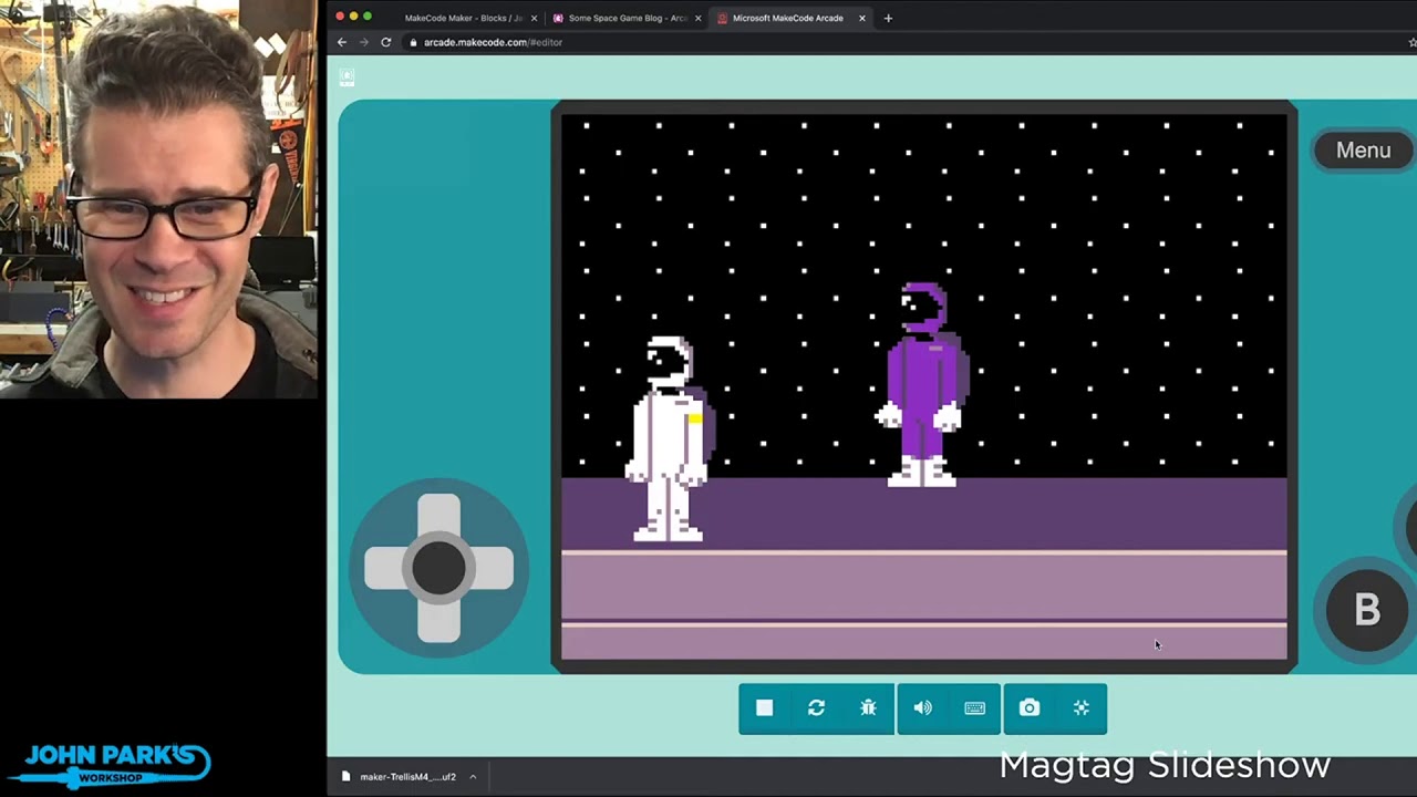 MakeCode Arcade Game of the Week: Some Space Game @adafruit ...