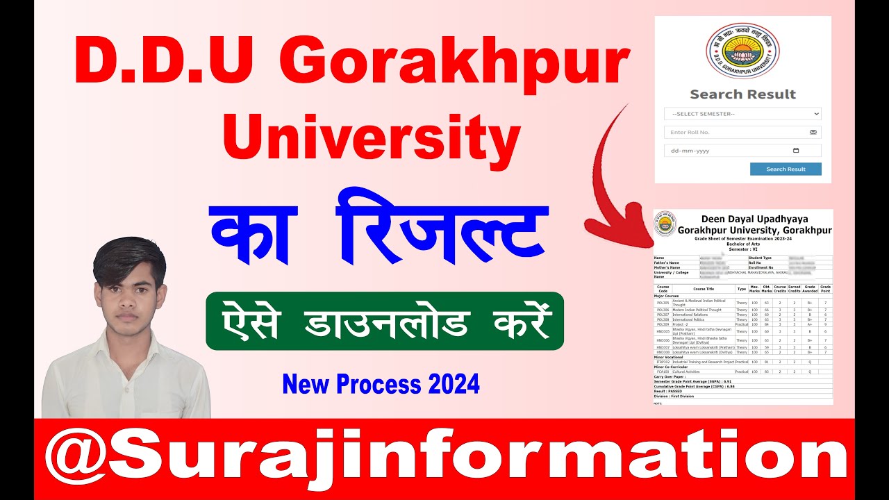 DDU Gorakhpur university ka result kaise download kare || how to ...