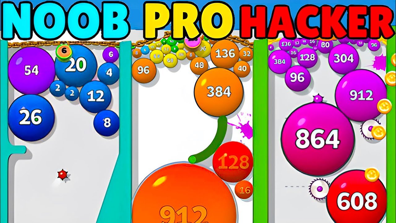 NOOB vs PRO vs HACKER - Puff Up - YouTube