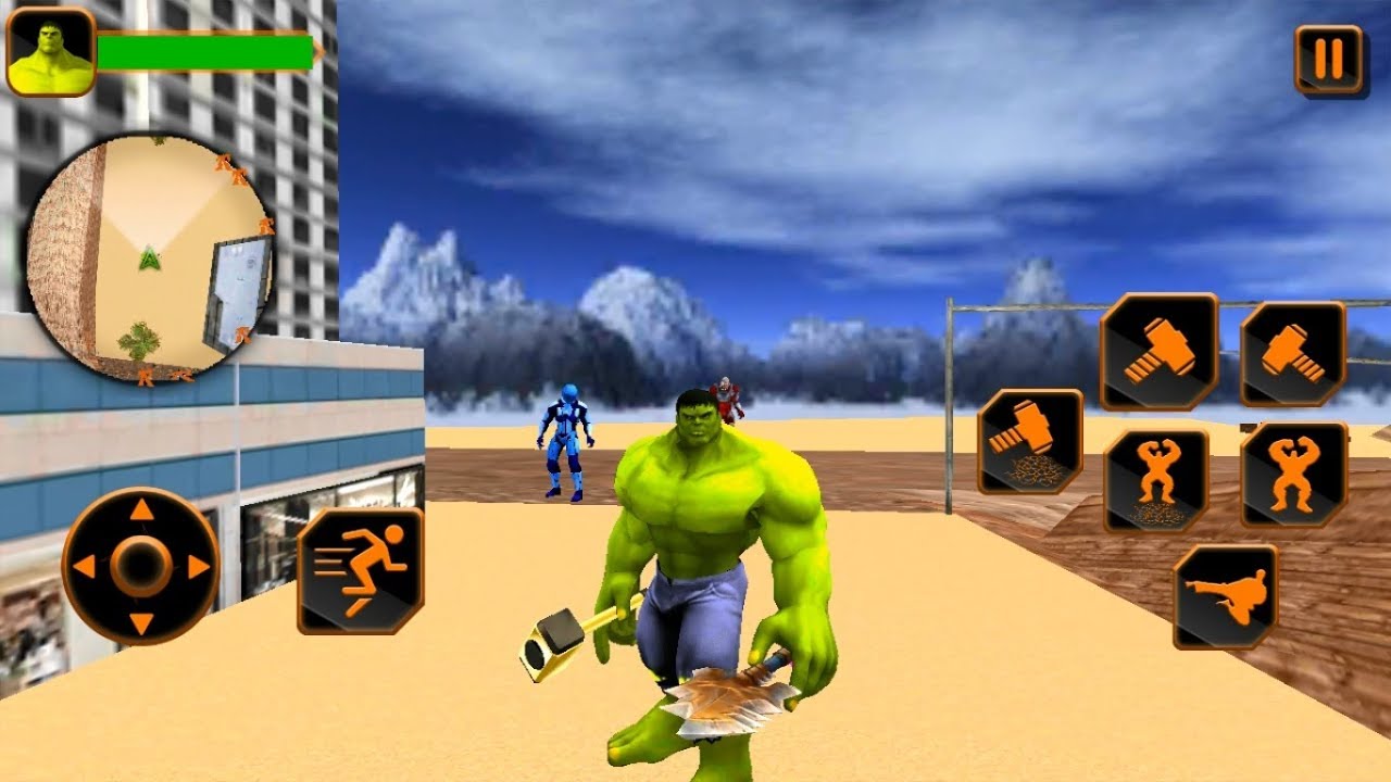 Incredible Monster Hero Hammer Hero Action Games | Hammer Monster Vs ...