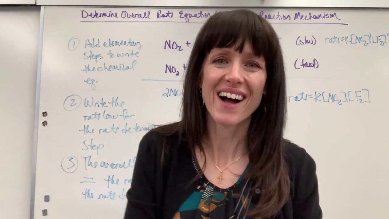 Determine Rate Law from Reaction Mechanism Slow then Fast Step - YouTube