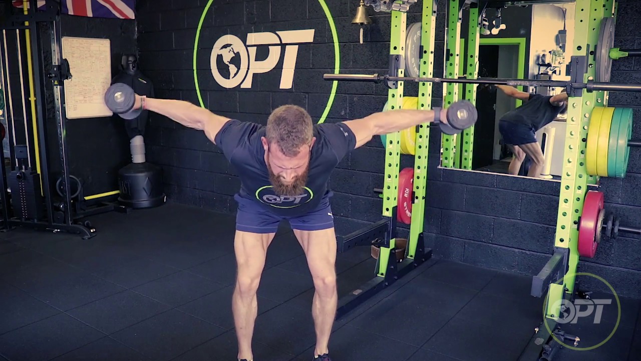 How to: Dumbbell Rear Lateral Raises | Rear Delt Flyes | Shoulders ...