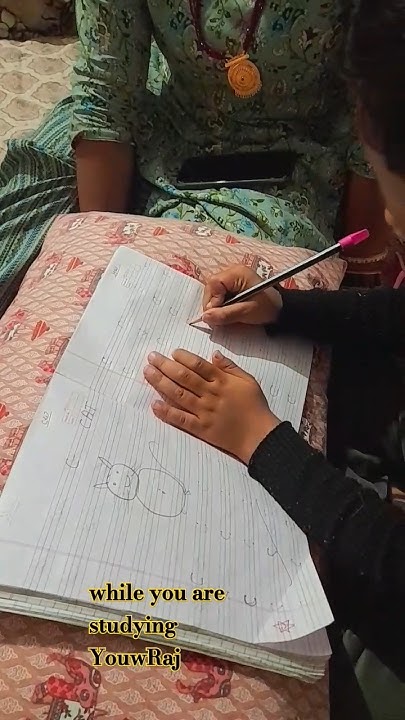 While doing school homework, my wife Manisha YouwRaj ! #darwanmanishauttrakhandivlogs - YouTube