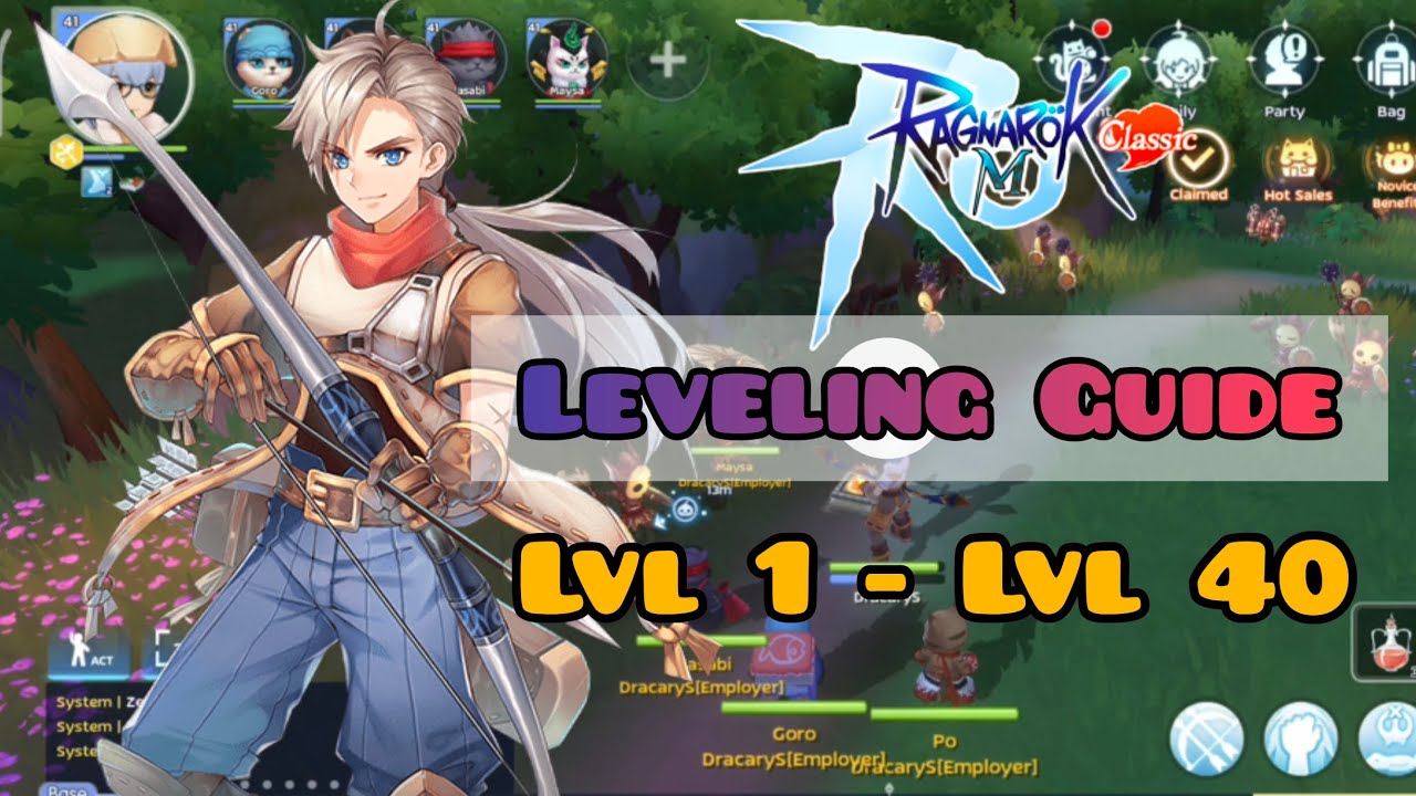 RAGNAROK M CLASSIC LEVELING GUIDE | ARCHER TO HUNTER - YouTube