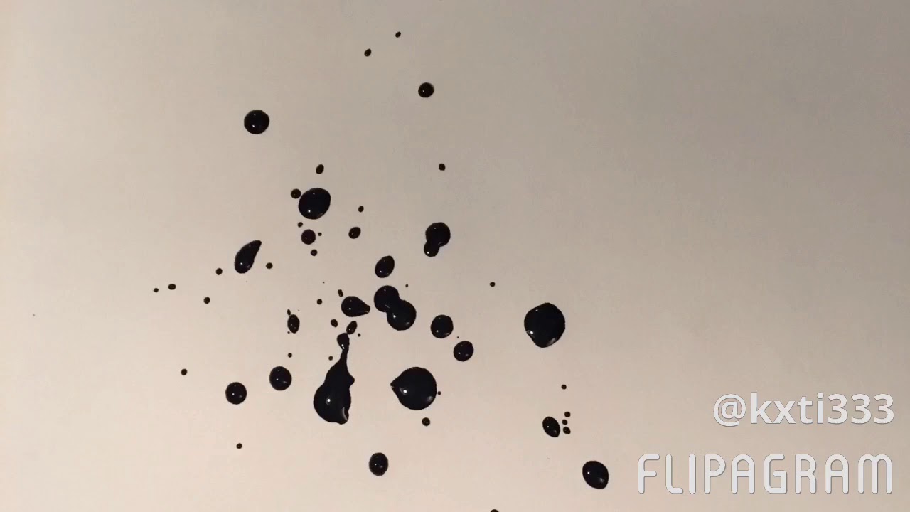 ink blot animation - YouTube