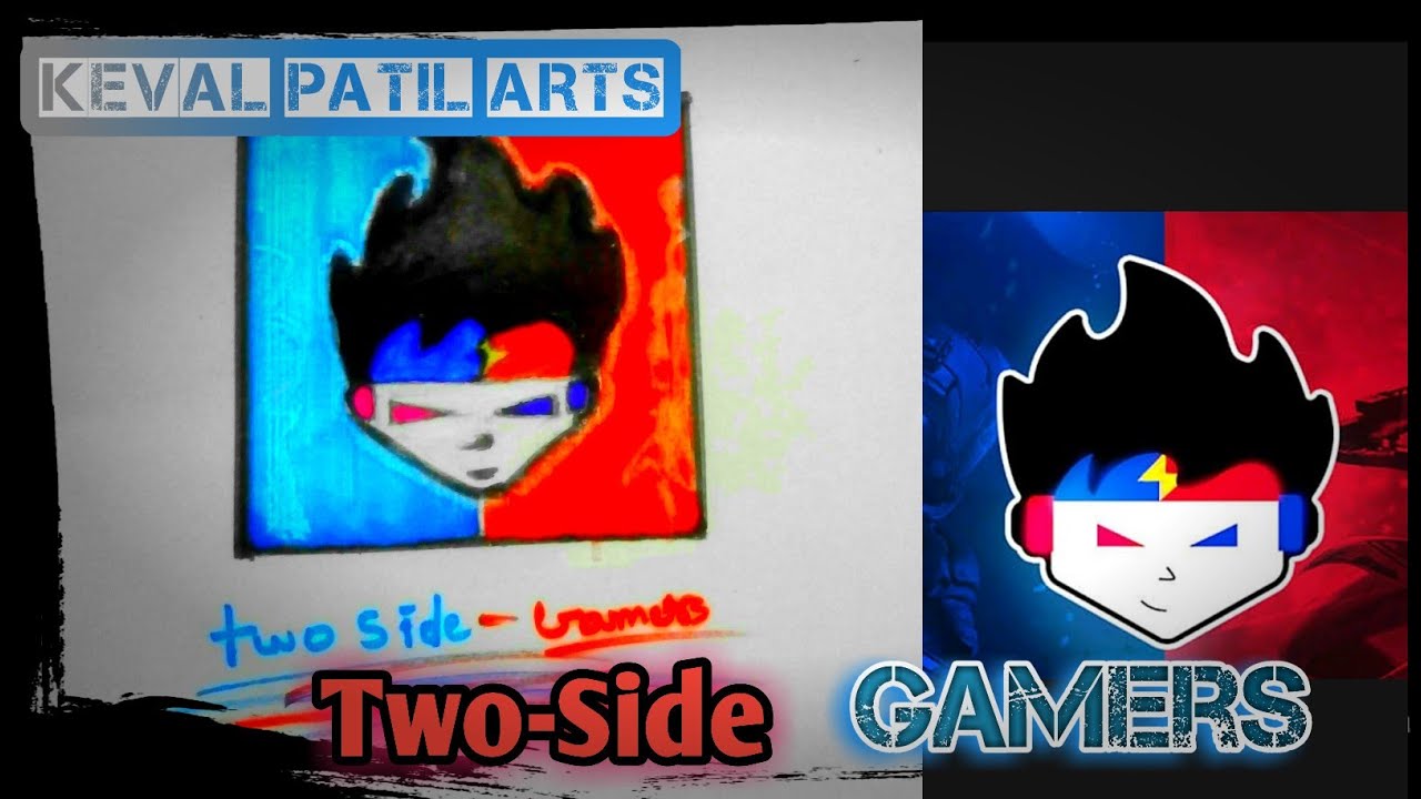 Two-Side Gamers Drawing A Logo Of Two-Side Gamers |Free Fire| KPArts ...