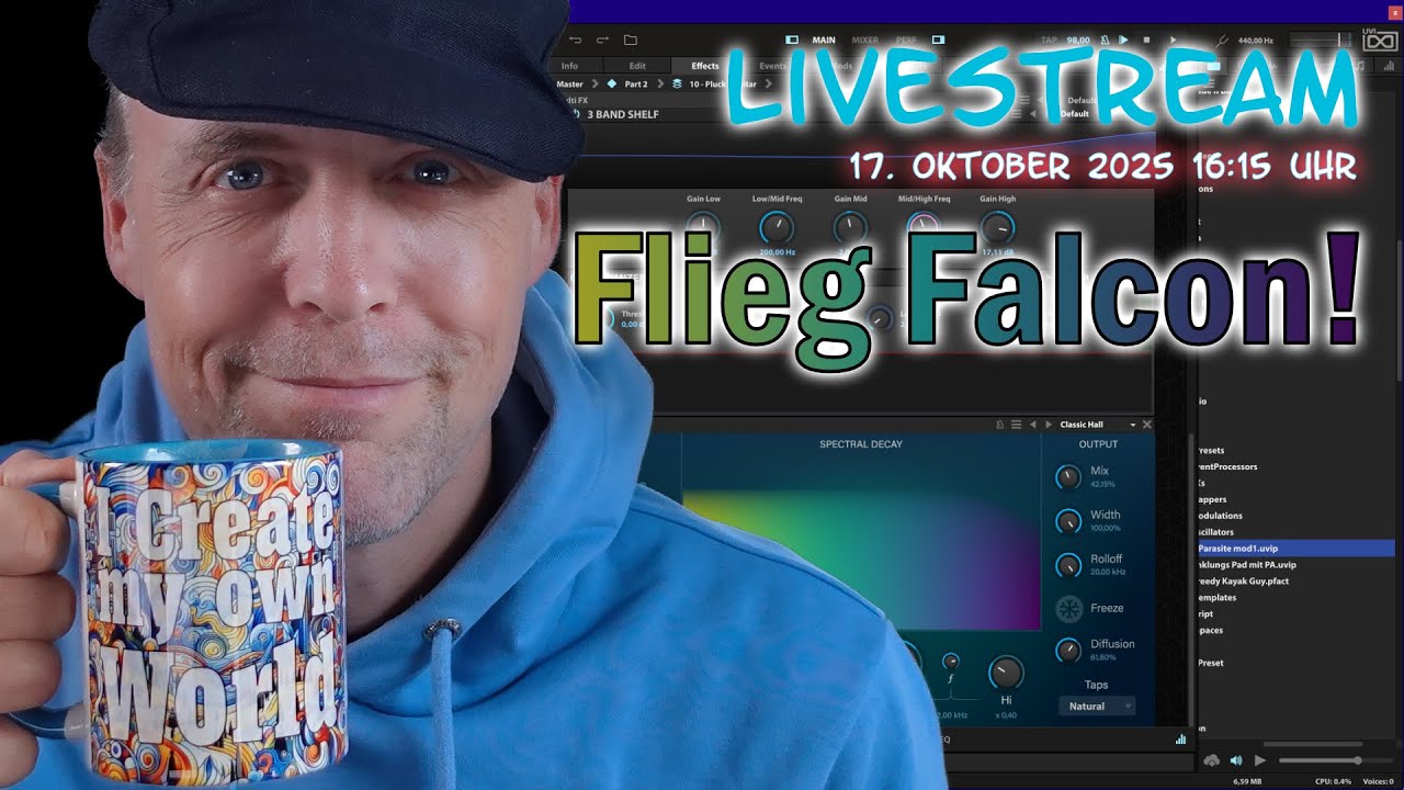 Livestream: Falcon 2026 Experimente - YouTube