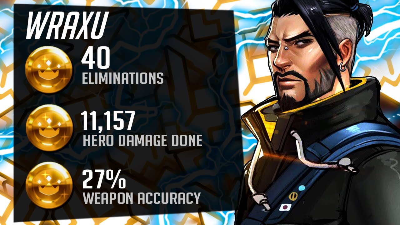 Wraxu Top 500 Hanzo Main - 40 elims! [ Overwatch Season 33 ] - YouTube