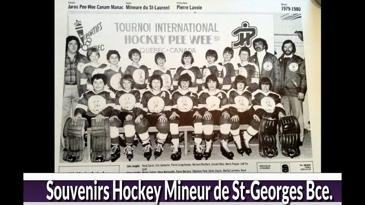 Souvenirs Hockey Mineurs de St Georges Bce(Hier@Aujourd`hui) - YouTube