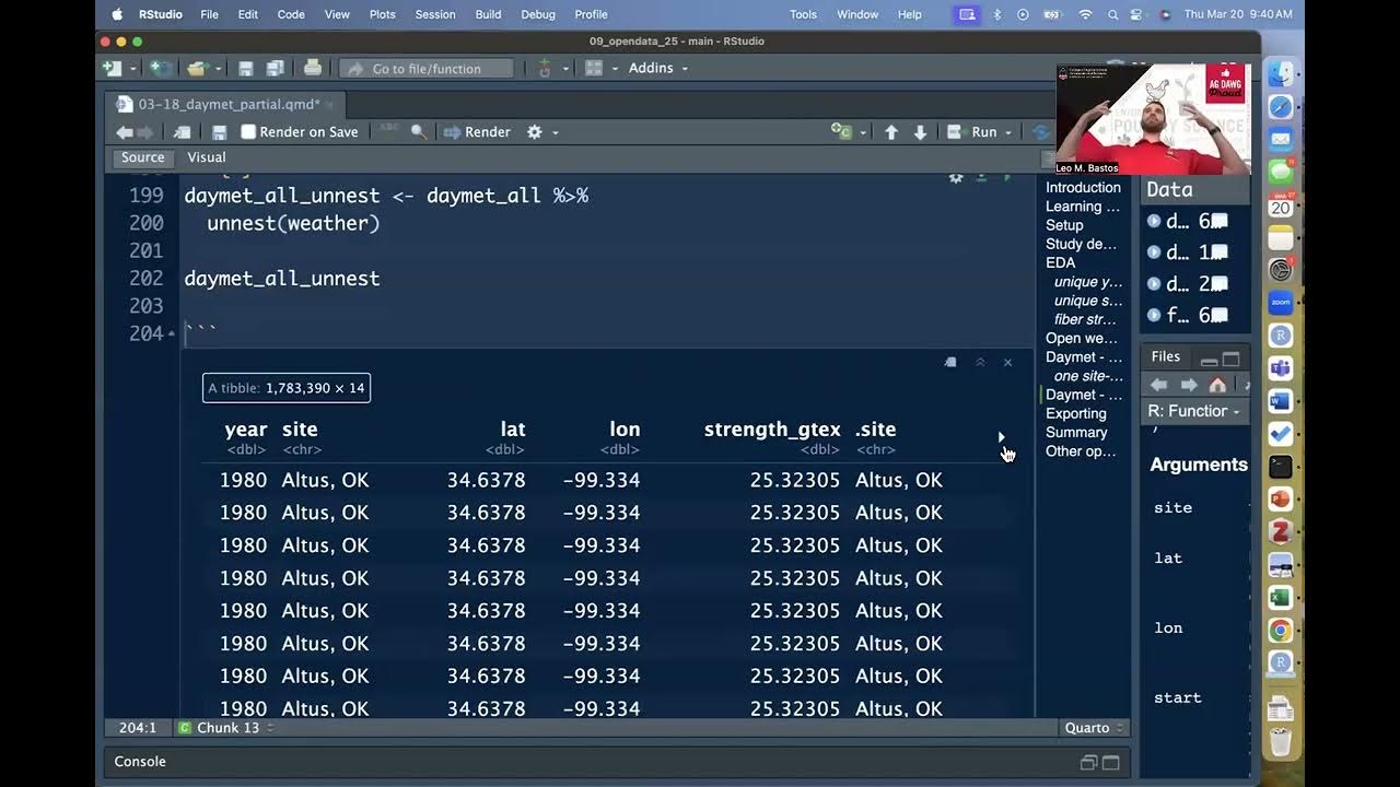 2025 Mar 20 - Data Science Applied to Ag - Iteration pt 2, Feature engineering pt 1 - YouTube
