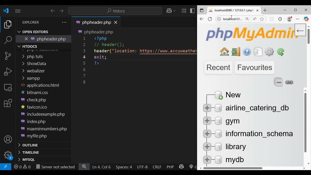 PHP - header() function - YouTube