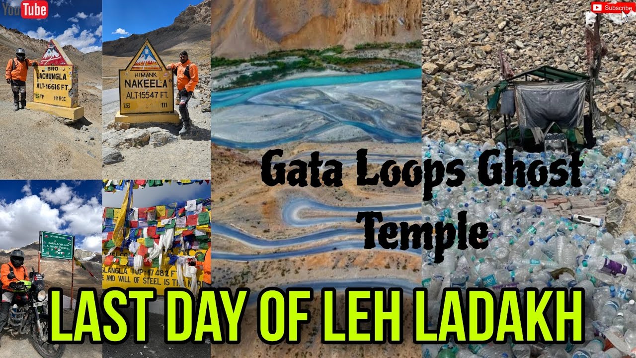 KOLKATA TO LADAKH || PART -12|| DAY- 12||LAST DAY OF LEH LADAKH || GATA ...