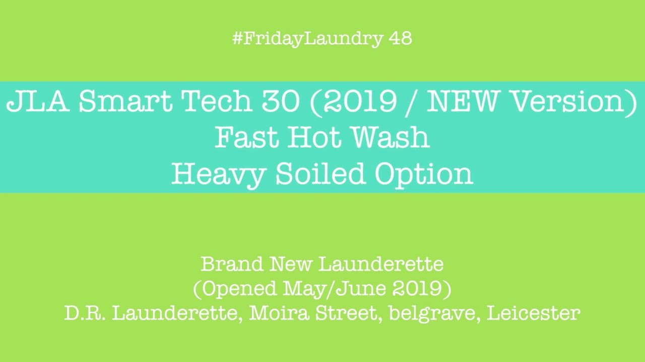 “All new 2019 Model” JLA 30 Smart Wash - Brand New Launderette # ...