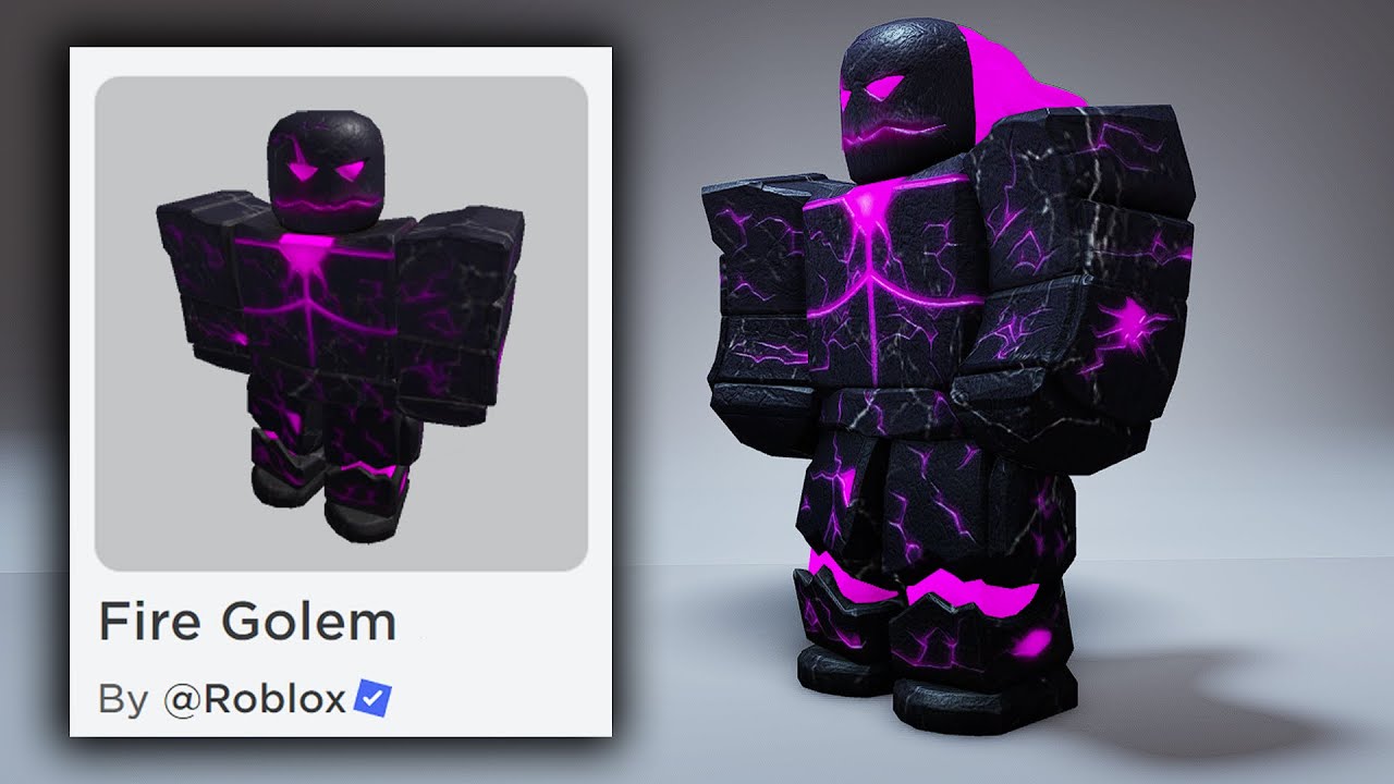NEW BUNDLE! HOW TO GET Fire Golem ON ROBLOX - YouTube
