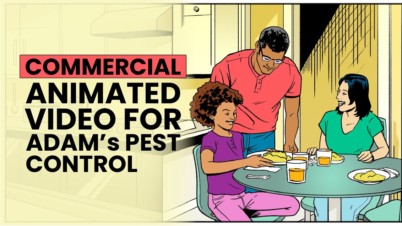 Pest Control Services Animated Commercial Video for Adam’s Pest Control ...