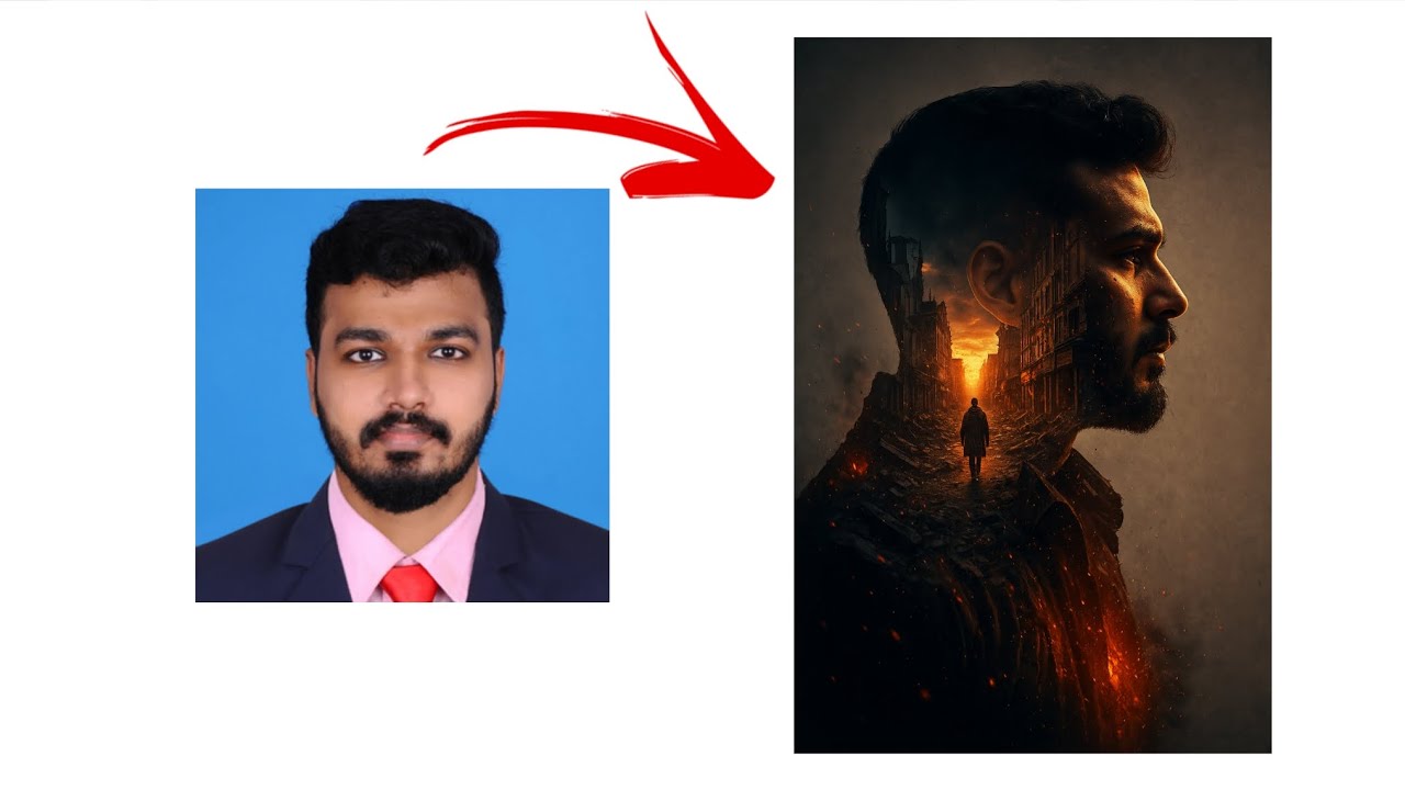 How to convert normal photo into Cinematic poster using Ai - YouTube