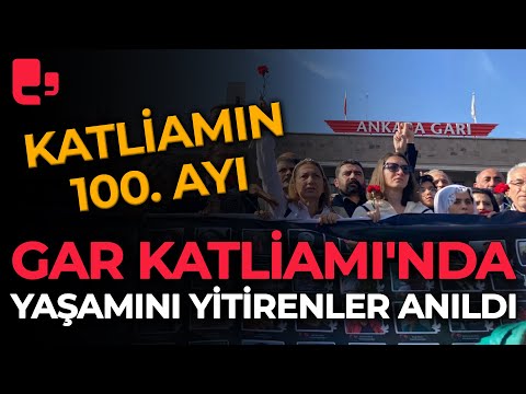 10 Ekim Gar Katliamı'nda yaşamını yitirenler anıldı