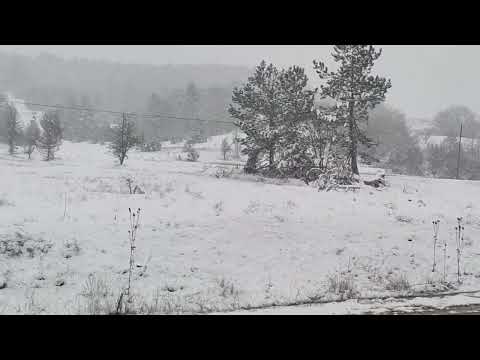 keles'te kar kaldığı 45 santimetreye ulaştı. İşte o muhteşem kar yağışı