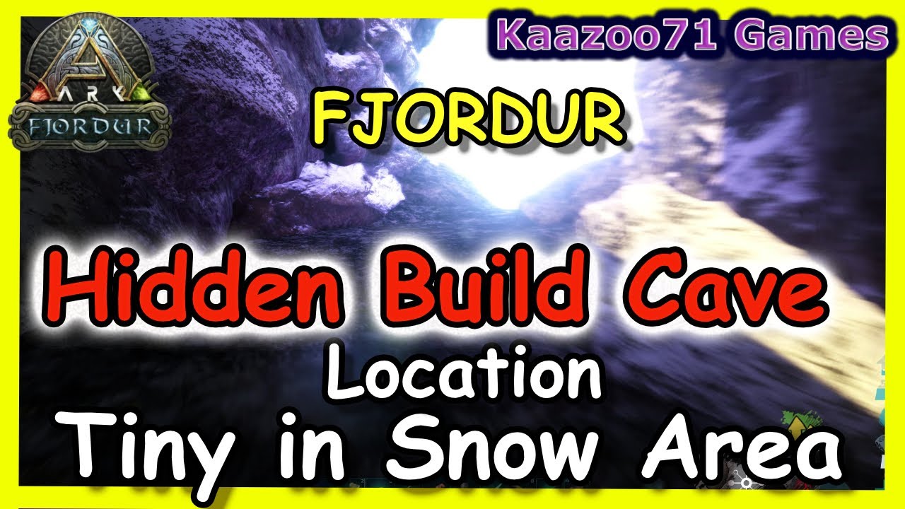 Tiny Building Ice Cave Fjordur Ark💥 - YouTube