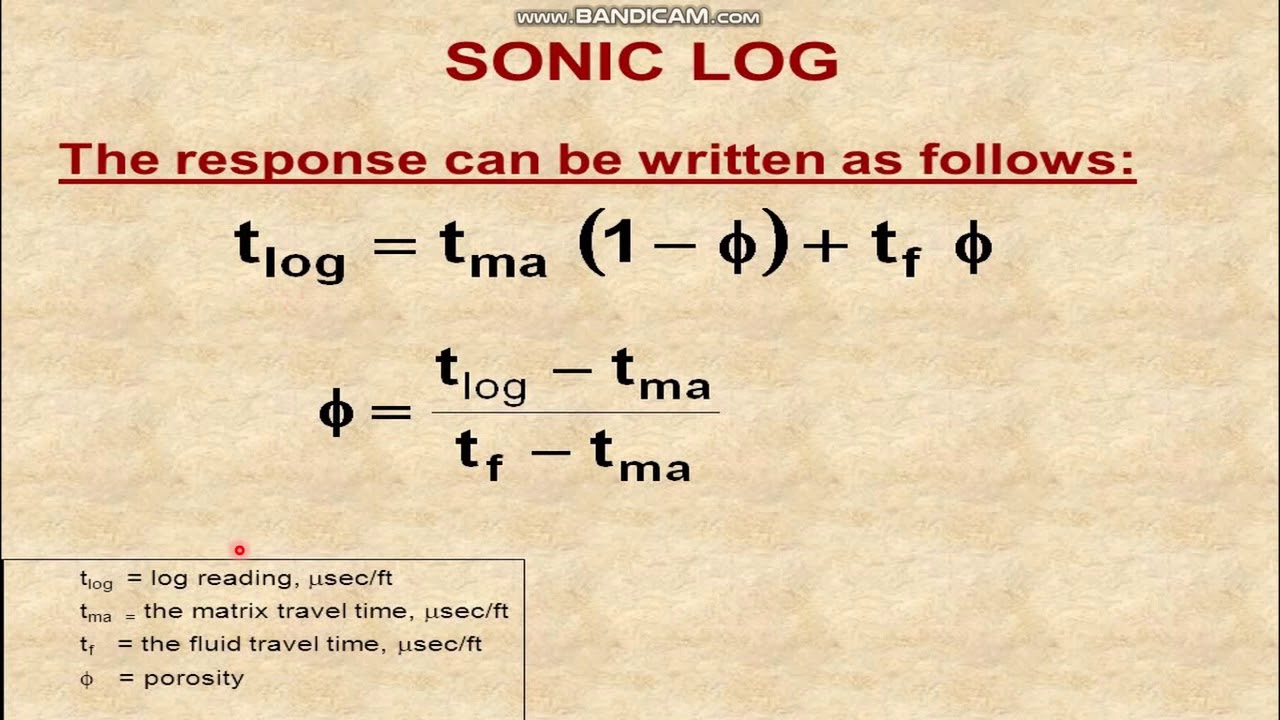 well logging sonic log - YouTube