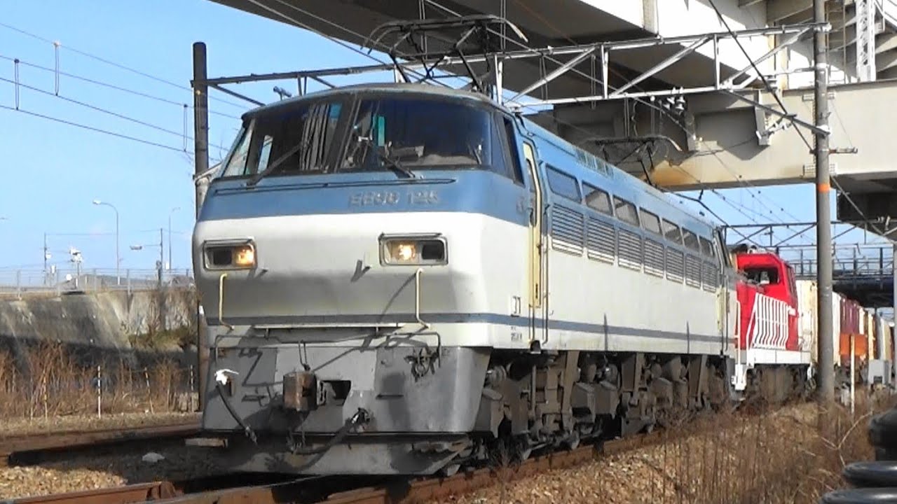 山陽本線 EF66 125牽引（ムドDD200-16）2077レ ジョイント音 - YouTube
