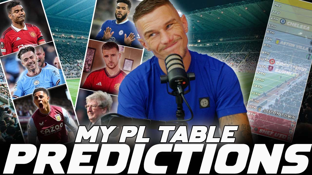 MY PREMIER LEAGUE TABLE PREDICTIONS 🔮🤔 - YouTube