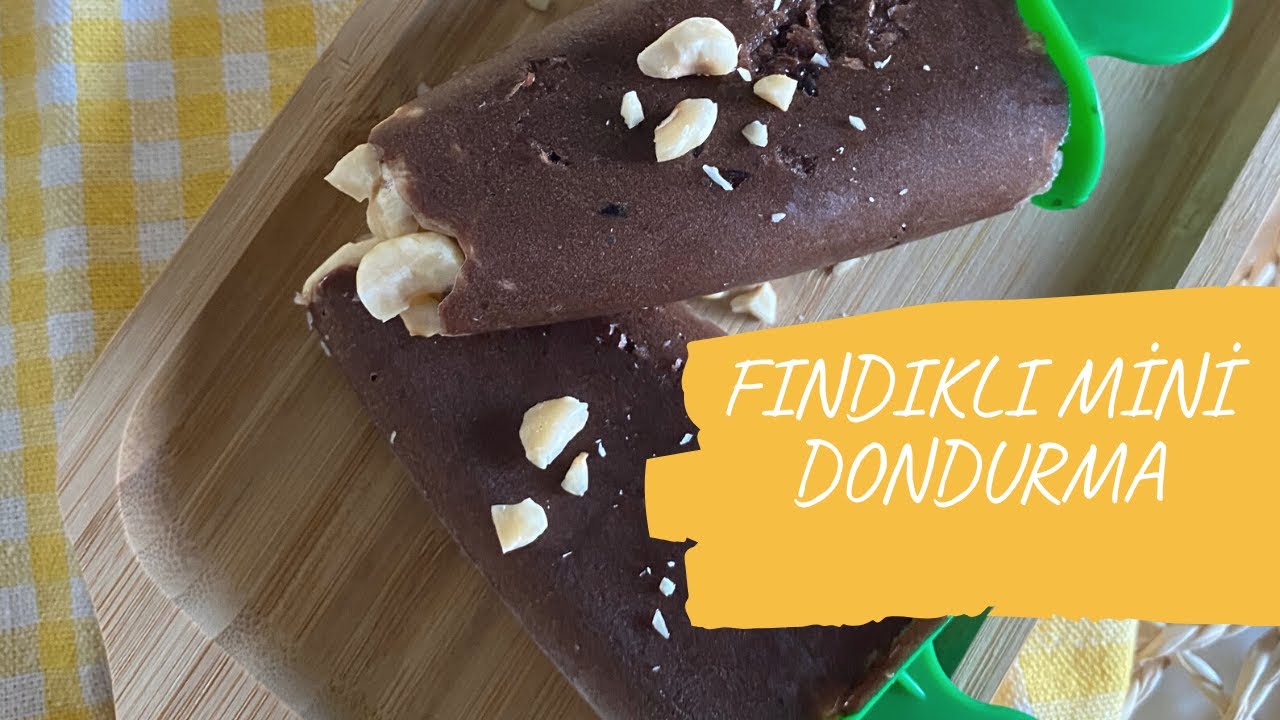 FINDIKLI MİNİ DONDURMA I MINI HAZELNUT ICECREAM - YouTube