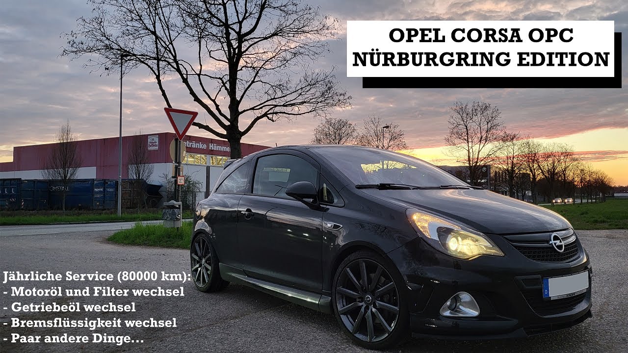 [Opel Corsa OPC Nürburgring Edition] 11. Service: 80000 km | Scheint ...