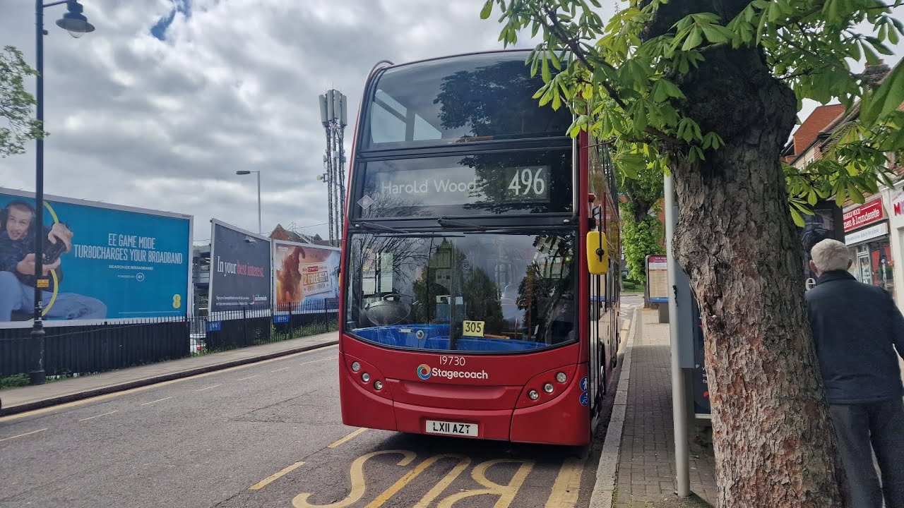 Journey On Stagecoach London Alexander Dennis Enviro 400 19730 LX11 AZT ...