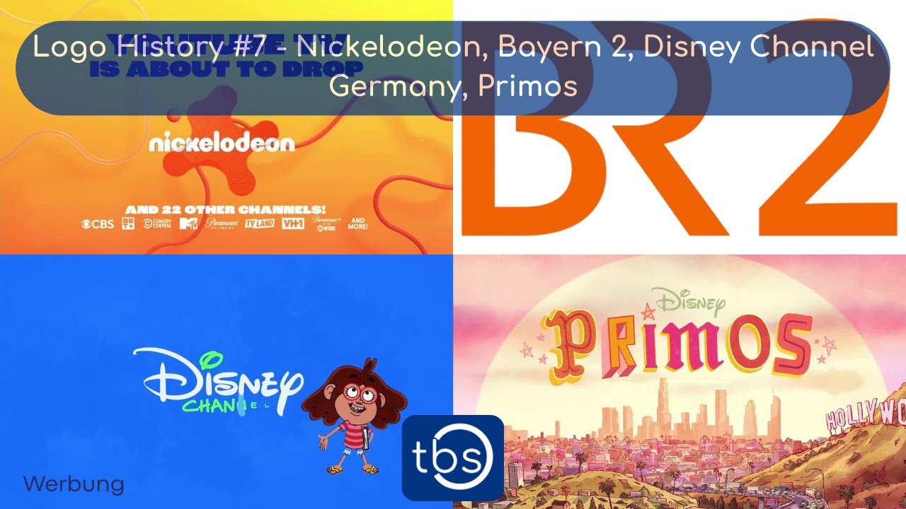 Logo History #7 - Nickelodeon, Bayern 2, Disney Channel Germany, Primos ...