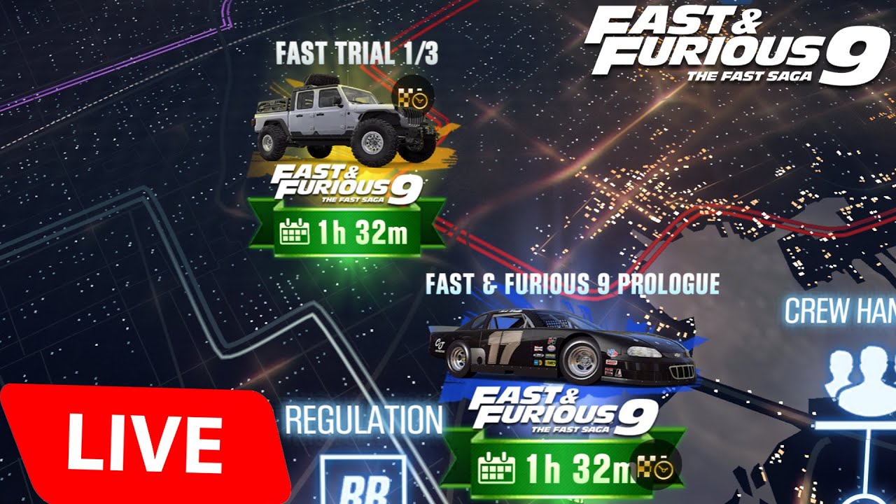 CSR Racing 2 | LIVE! 🔴 FAST & FURIOUS 9: THE FAST SAGA - YouTube