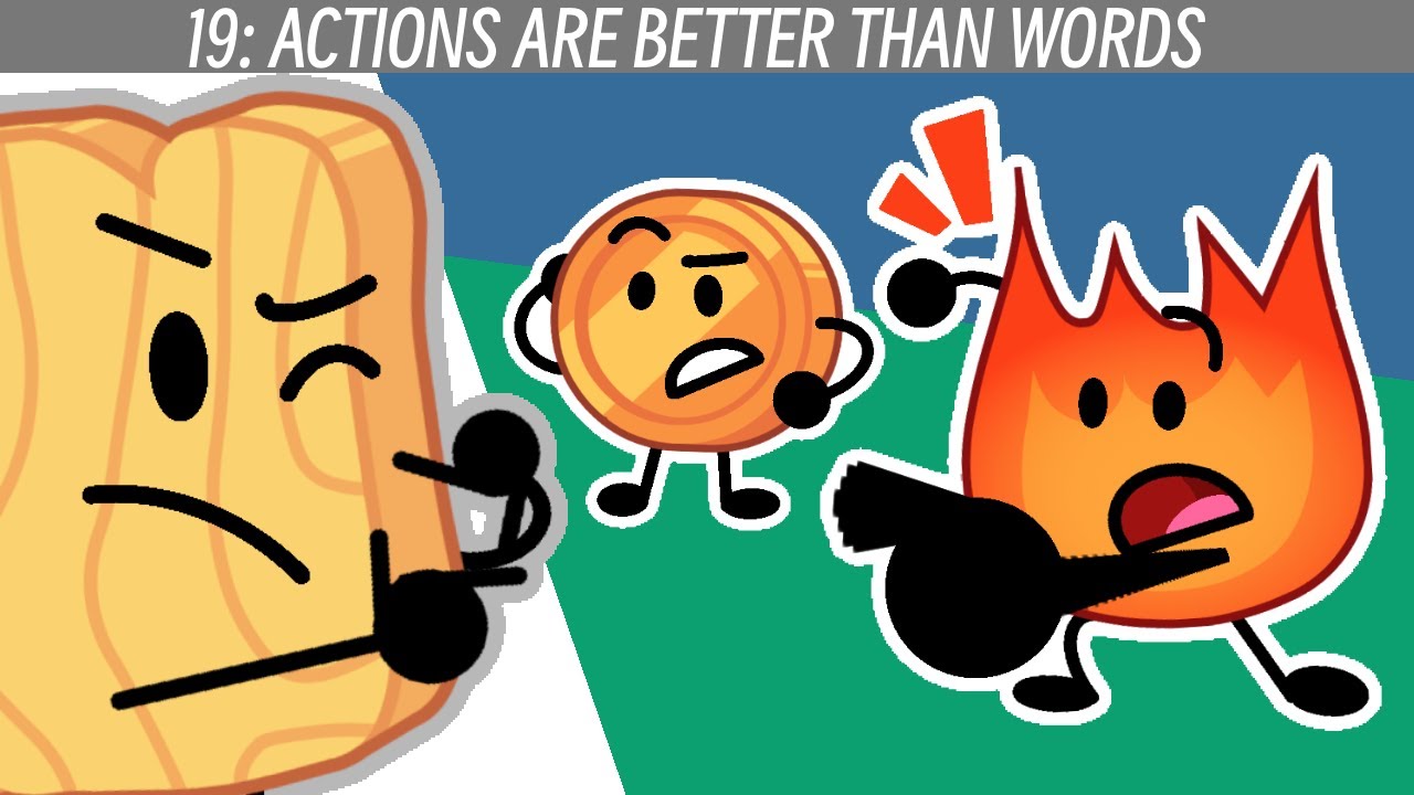BFDI Cringe 19: Actions Are Better Than Words - YouTube