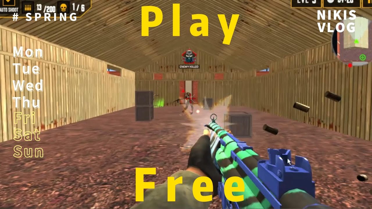 FPS Shooting Game 3D – Free Browser Gun Game! - YouTube