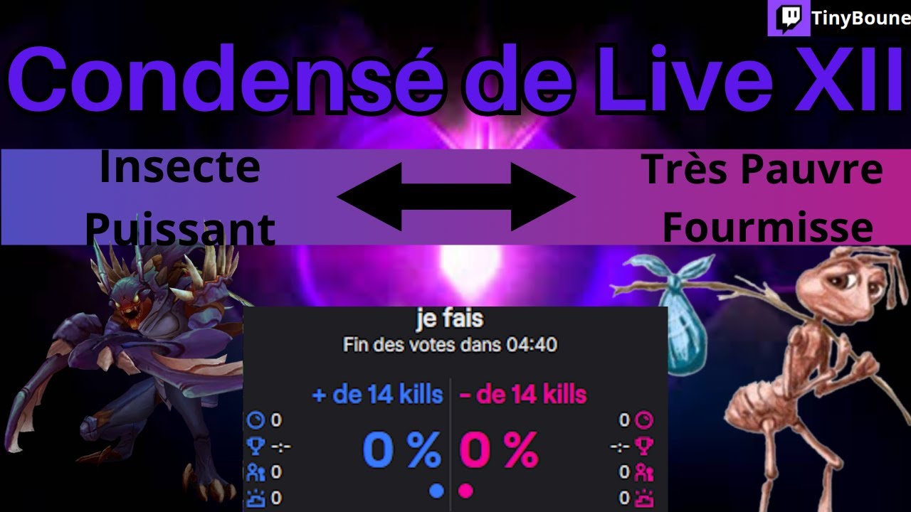 L’insecte Puisse-t-il ? (Condensé de Live 12) - YouTube