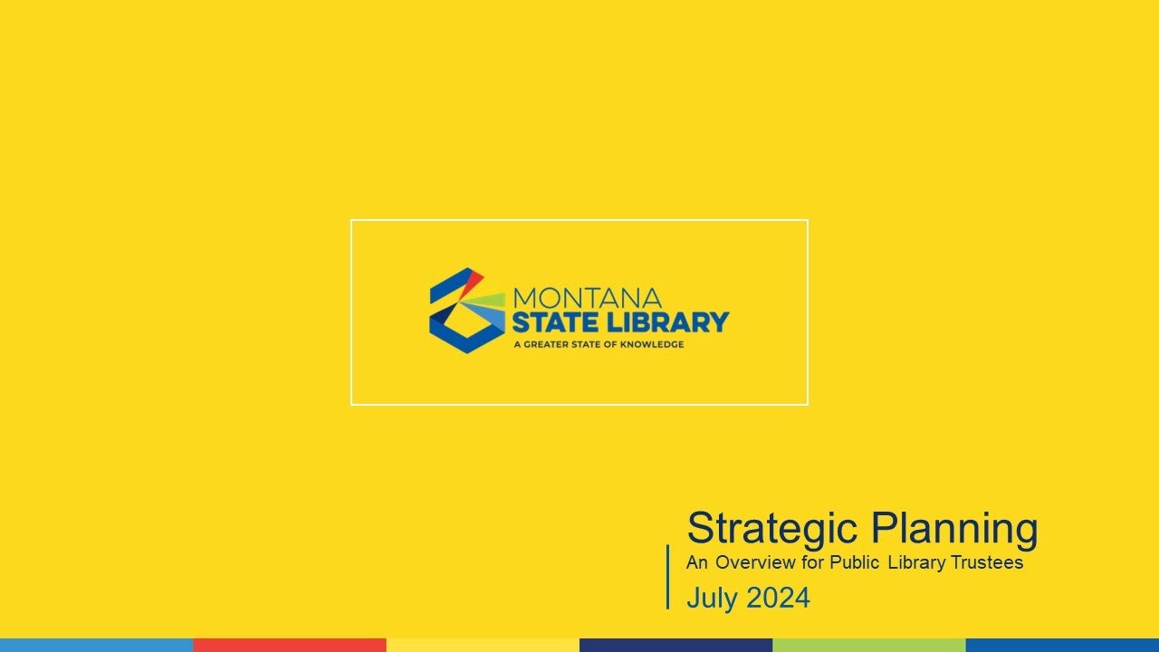 Strategic Planning: An Overview for Public Library Trustees - YouTube