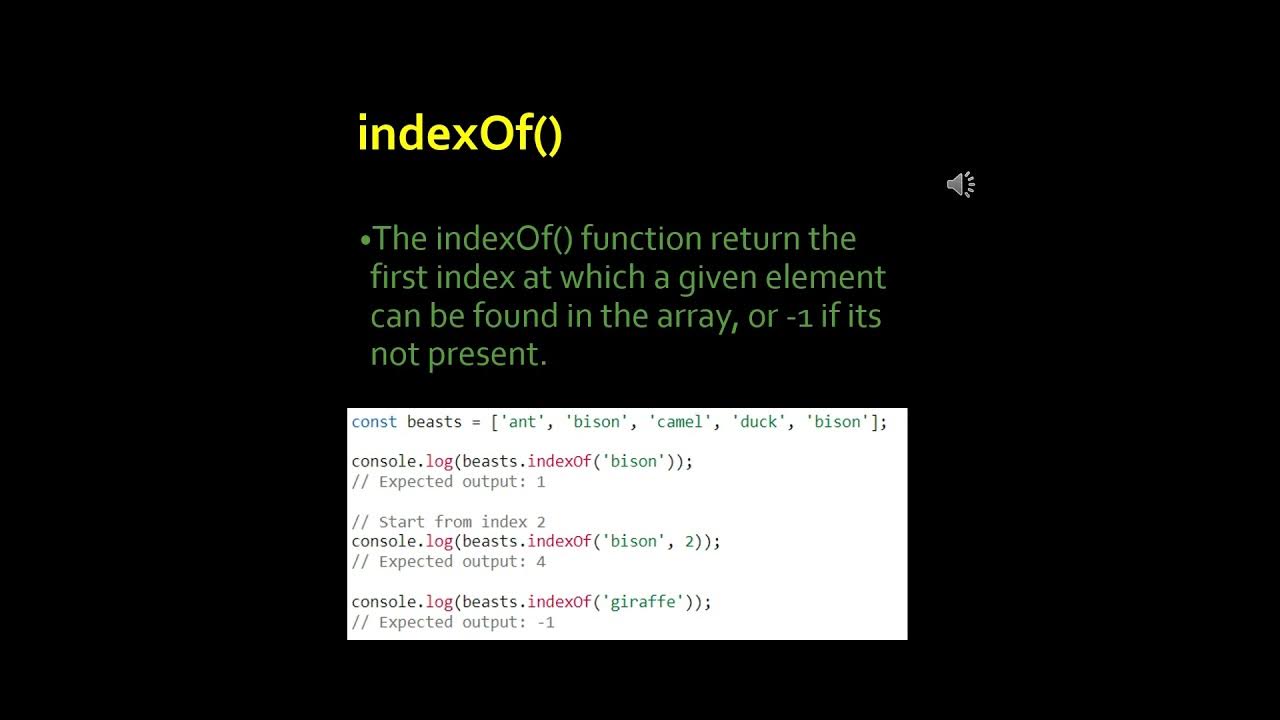 JavaScript Array Functions - Tutorial - UI UX Docs Shrts14 - YouTube