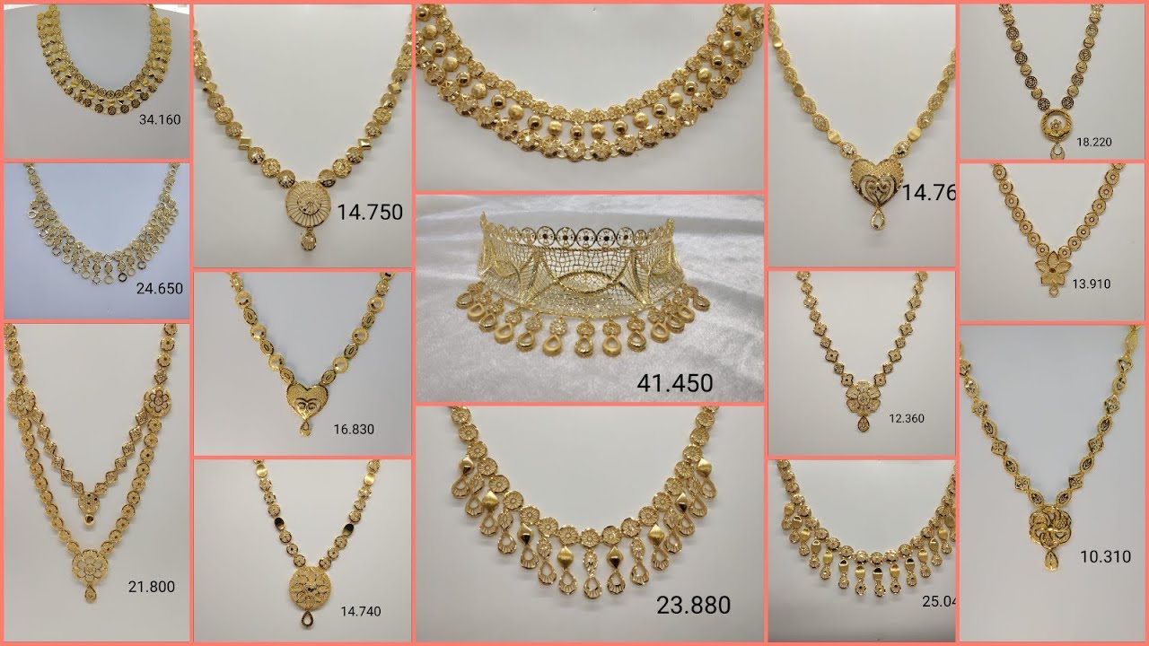 New Turkey Gold Necklace Designs 2021 with Price| Latest Low Cost ...