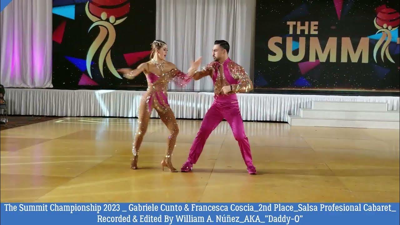 The Summit Championship 2023_Gabriele Cunto & Francesca Coscia_2nd Place Salsa Profesional ...