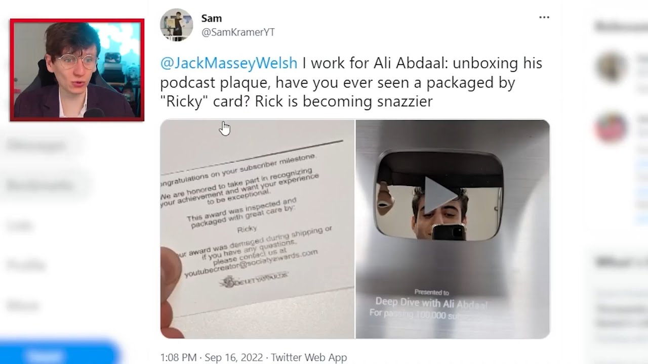 Theres a Packaged by RICKY Card??? - YouTube