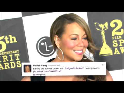 Mariah Carey Looks Beautiful in a Tiny Cut Out Swimsuit