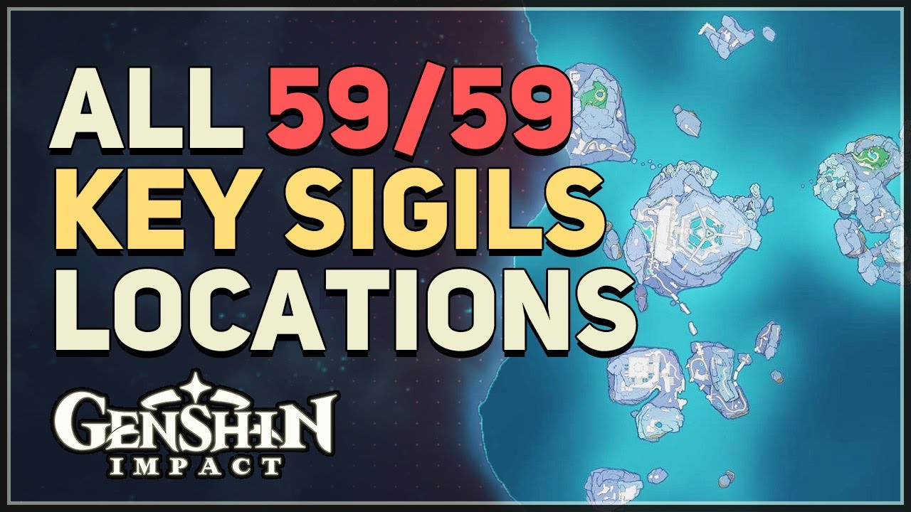 All 59 Key Sigils Locations Genshin Impact - YouTube